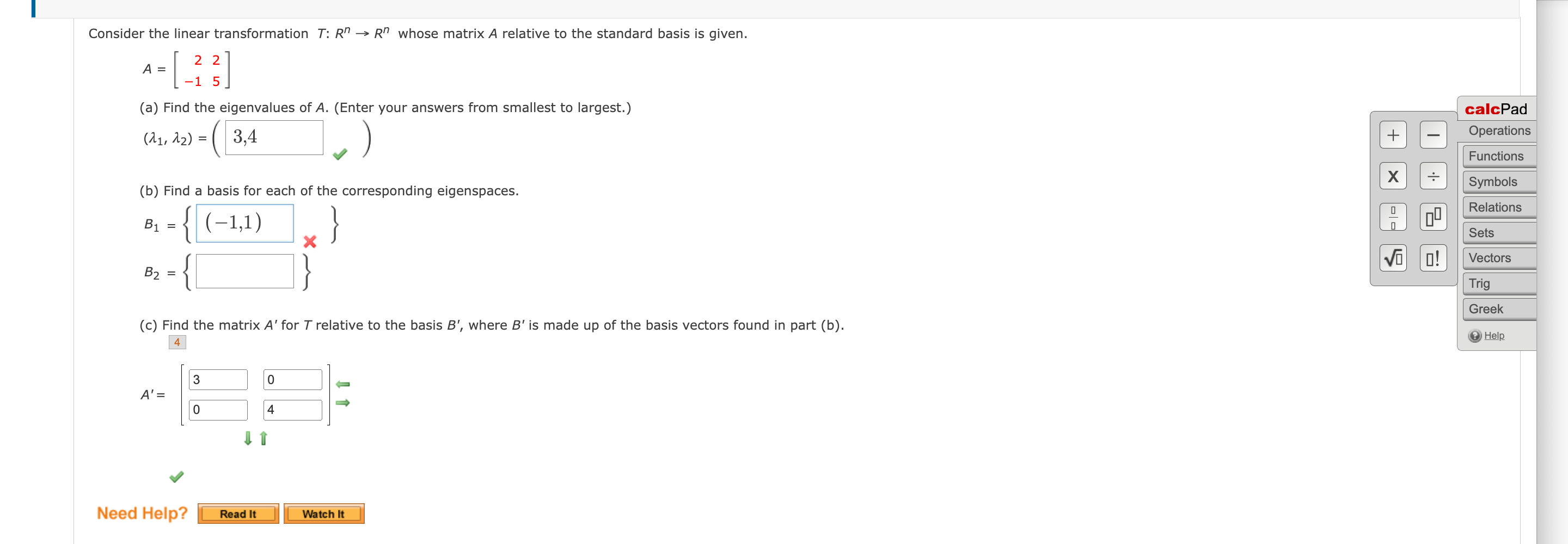 Solved Consider the linear transformation T:Rn→Rn whose | Chegg.com