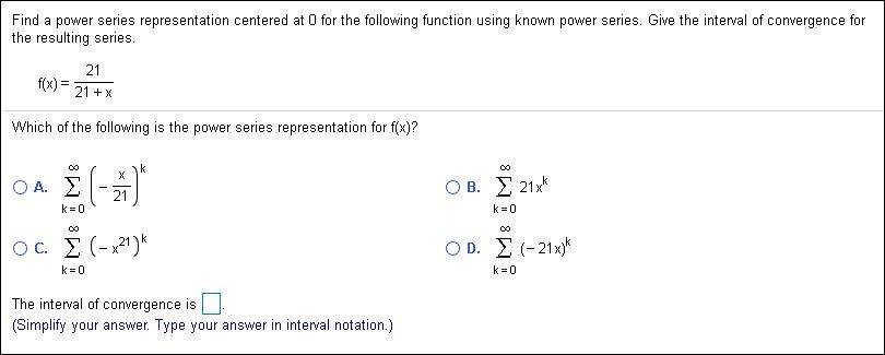 Solved Find a power series representation centered at 0 for | Chegg.com