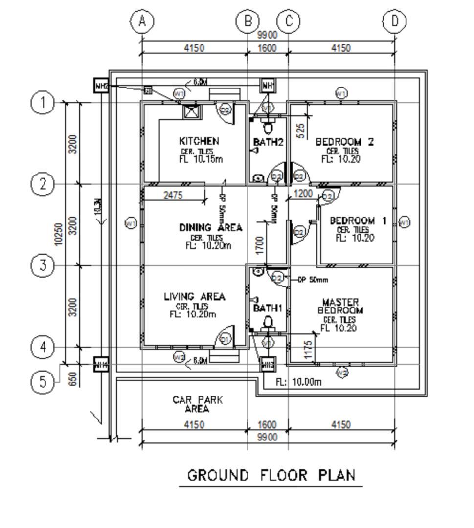 Propose the roof and ground floor structural layout | Chegg.com