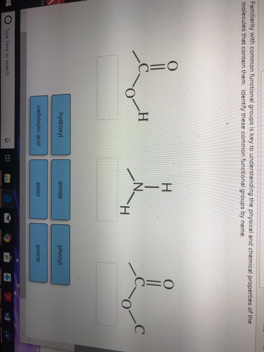 Solved Familiarity with common functional groups is key to | Chegg.com