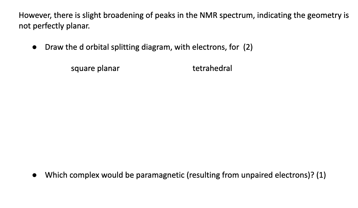- Label the following atoms: Ni,P1,P2 (i.e. two | Chegg.com