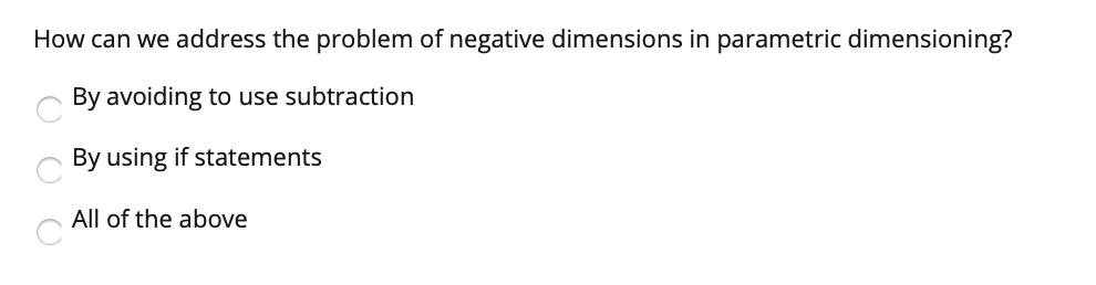 Solved How can we address the problem of negative dimensions | Chegg.com