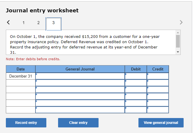 Solved Exercise 3-8 (Algo) Record year-end adjusting entries | Chegg.com