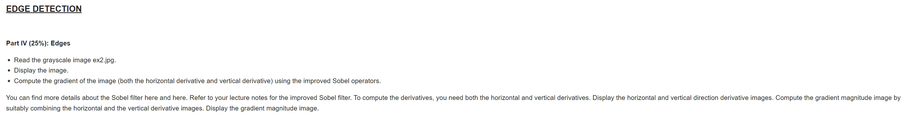 Solved Part I (10\%): Computing linear filters in | Chegg.com