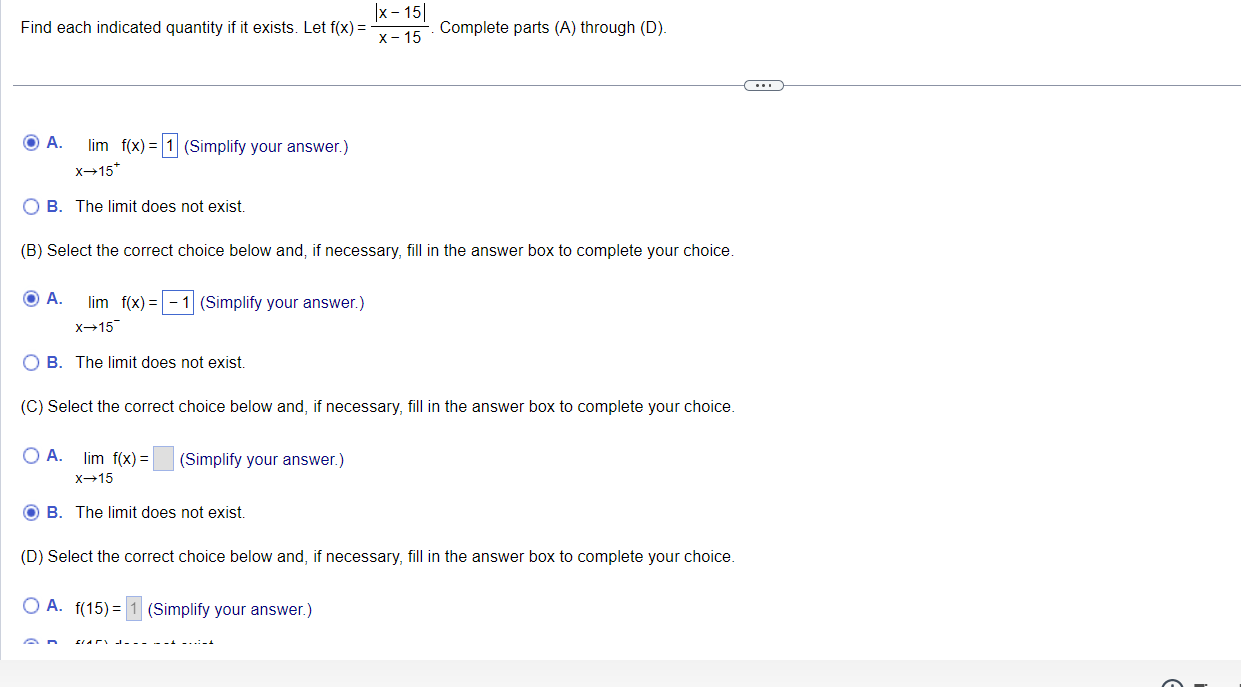 Solved Find each indicated quantity if it exists. Let | Chegg.com
