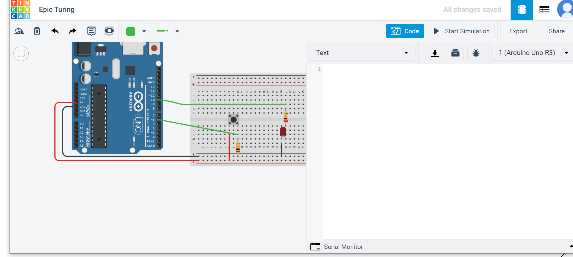 Solved Lab Task Refer to the push button lab to connect a | Chegg.com