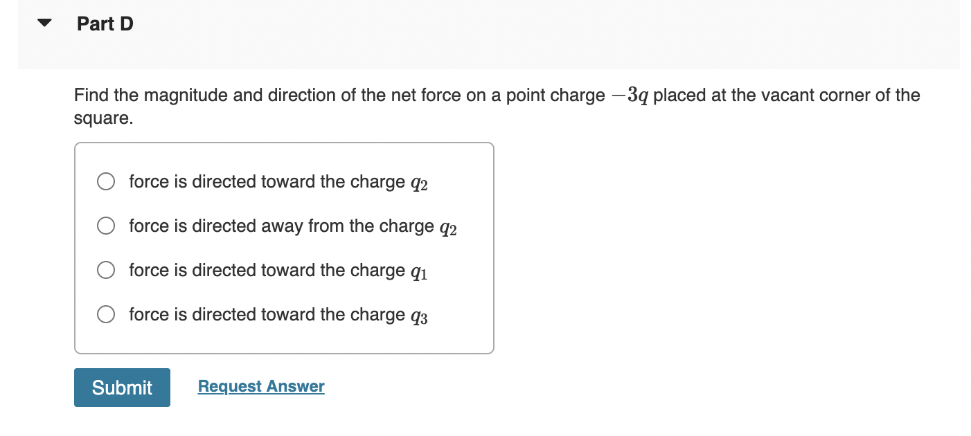Solved Three identical point charges q are placed at each of | Chegg.com