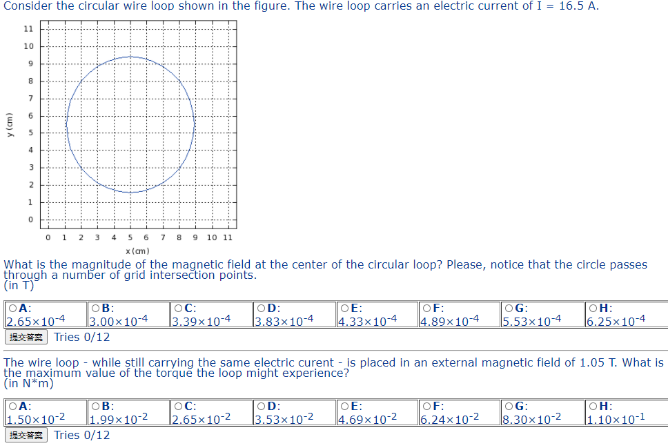 Solved Consider the circular wire loop shown in the figure. | Chegg.com