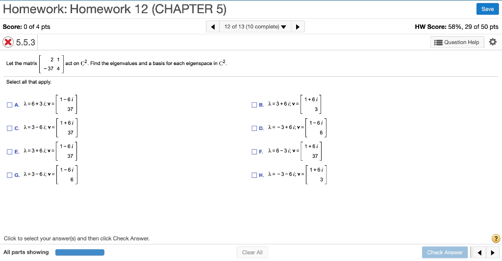 Solved Homework Homework 12 Chapter 5 Save Score 0 Of 4