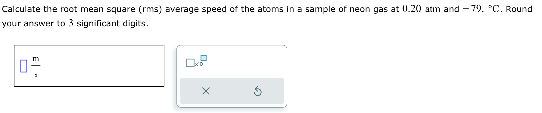 Solved Calculate the root mean square (rms) ﻿average speed | Chegg.com