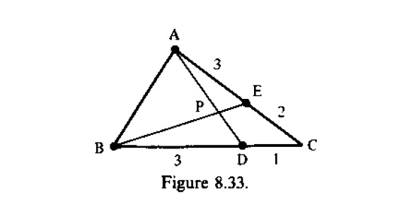 Solved (a) In triangle ABC (Figure 8.33), points D and E | Chegg.com