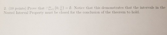 Solved 2. (10 points) Prove that V. Notice that this | Chegg.com