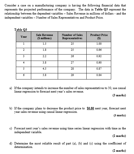 Solved Forecasting is predicting or estimating the future | Chegg.com