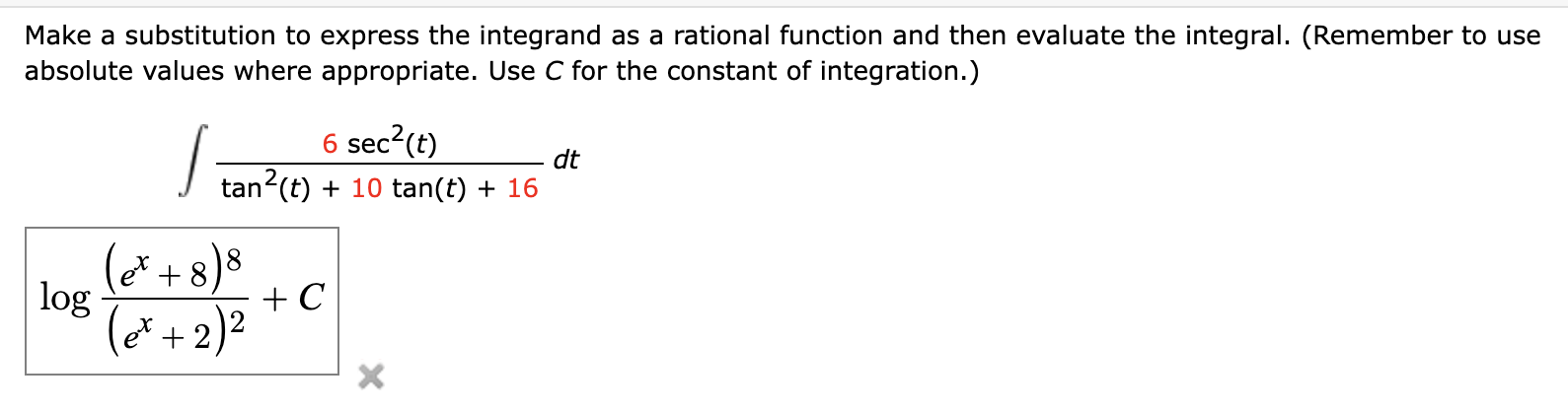 Solved Make a substitution to express the integrand as a | Chegg.com