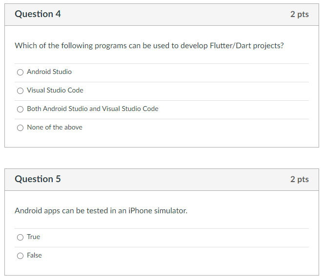 Solved Question 4 2 pts Which of the following programs can | Chegg.com