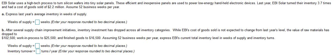 EBI Solar uses a high-tech process to turn silicon | Chegg.com