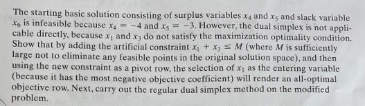 Solved problem. 4-38. Using the artificial constraint | Chegg.com
