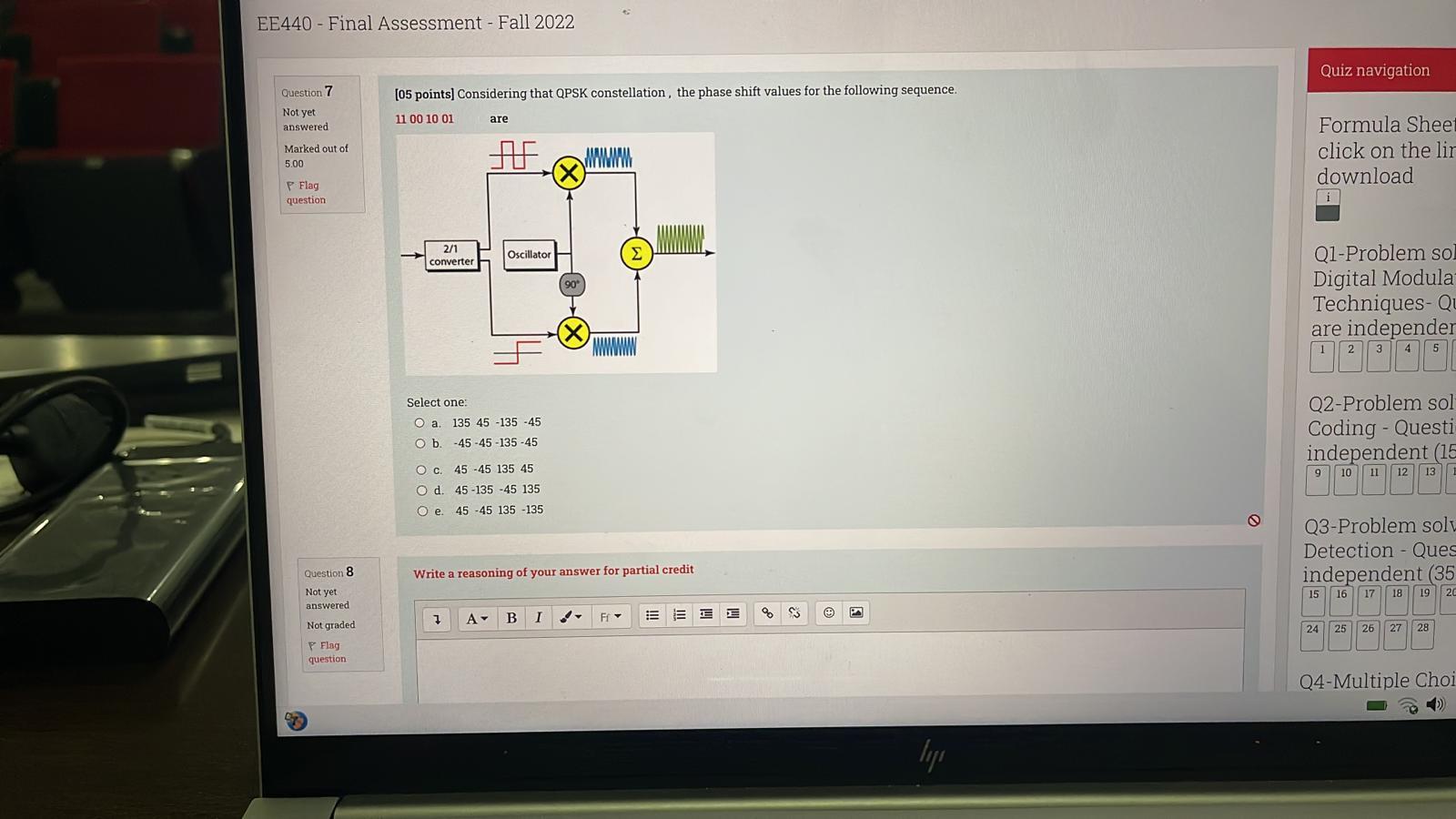 Solved [05 points] Find the bandwidth for a signal | Chegg.com