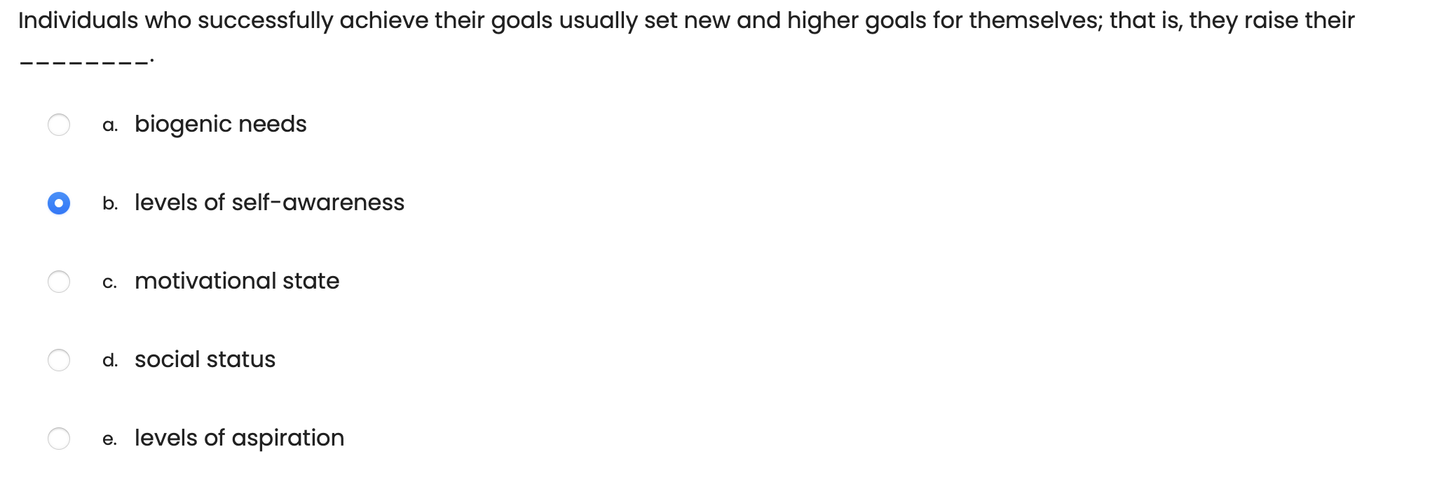 Solved Individuals who successfully achieve their goals | Chegg.com