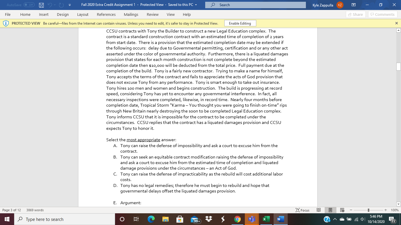 Solved AutoSave H Fall 2020 Extra Credit Assignment 1 - | Chegg.com