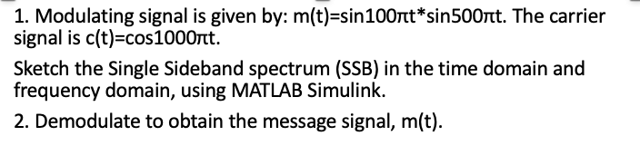Solved Matlab Simulink 