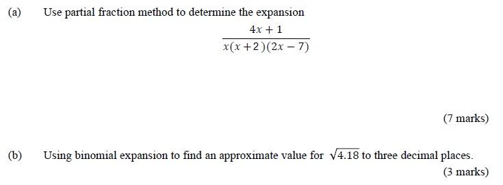 Solved (a) Use partial fraction method to determine the | Chegg.com