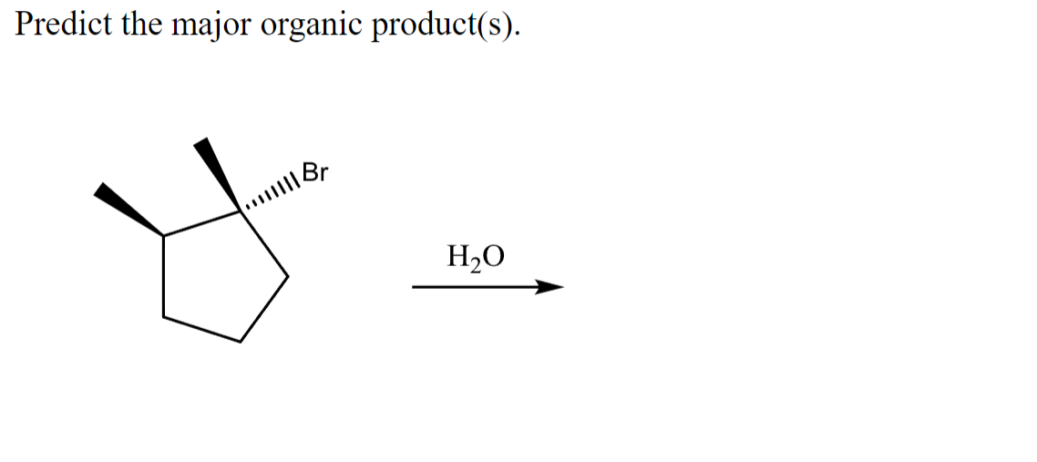 Solved Predict the major organic product(s). | Chegg.com