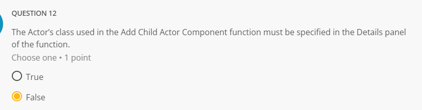 Solved QUESTION 12 The Actor's class used in the Add Child | Chegg.com