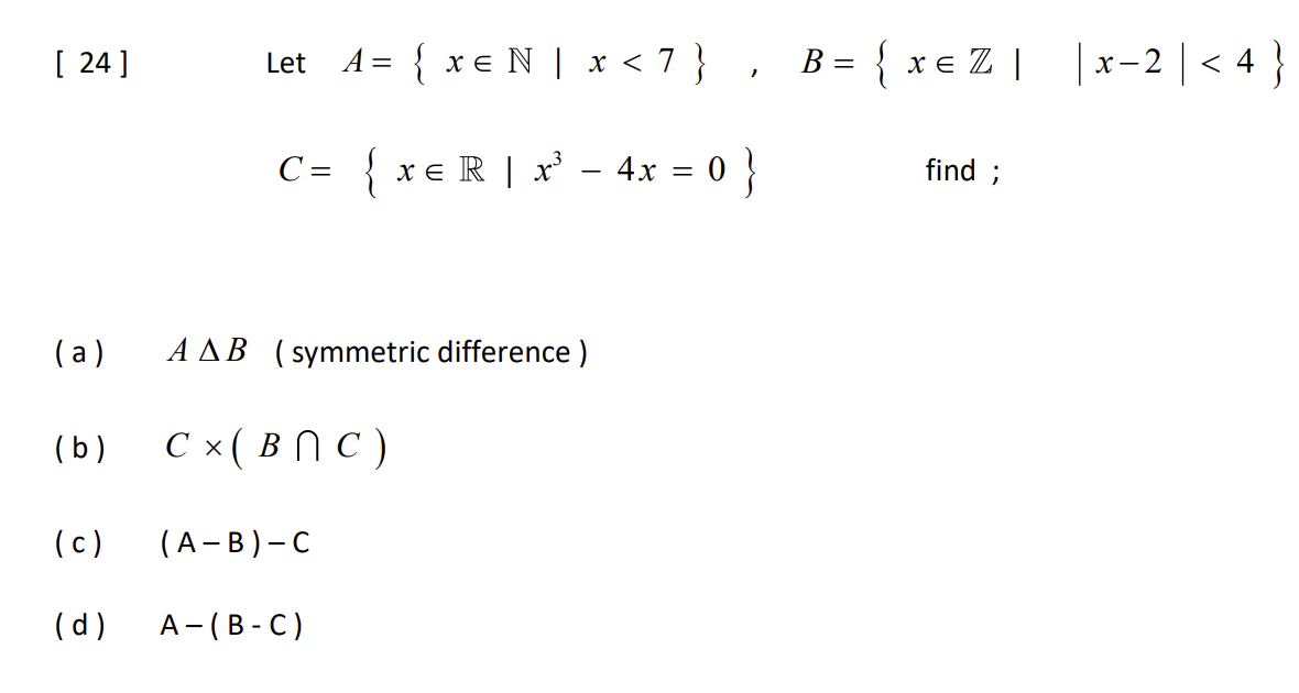 Solved [ 24] ﻿Let | Chegg.com