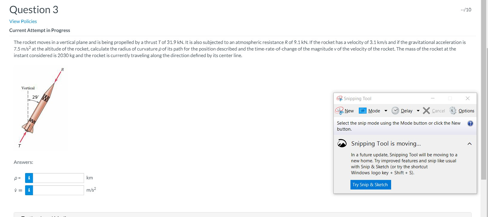 Solved Question 3 --/10 View Policies Current Attempt in | Chegg.com