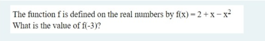Solved The function f is defined on the real numbers by f(x) | Chegg.com