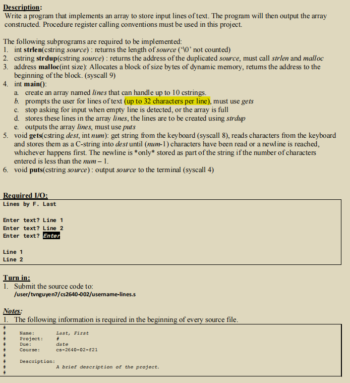 Solved Description: Write a program that implements an array | Chegg.com