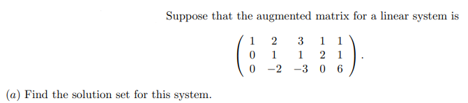 Solved Let A be a 6×6 matrix such that the sum of all the | Chegg.com