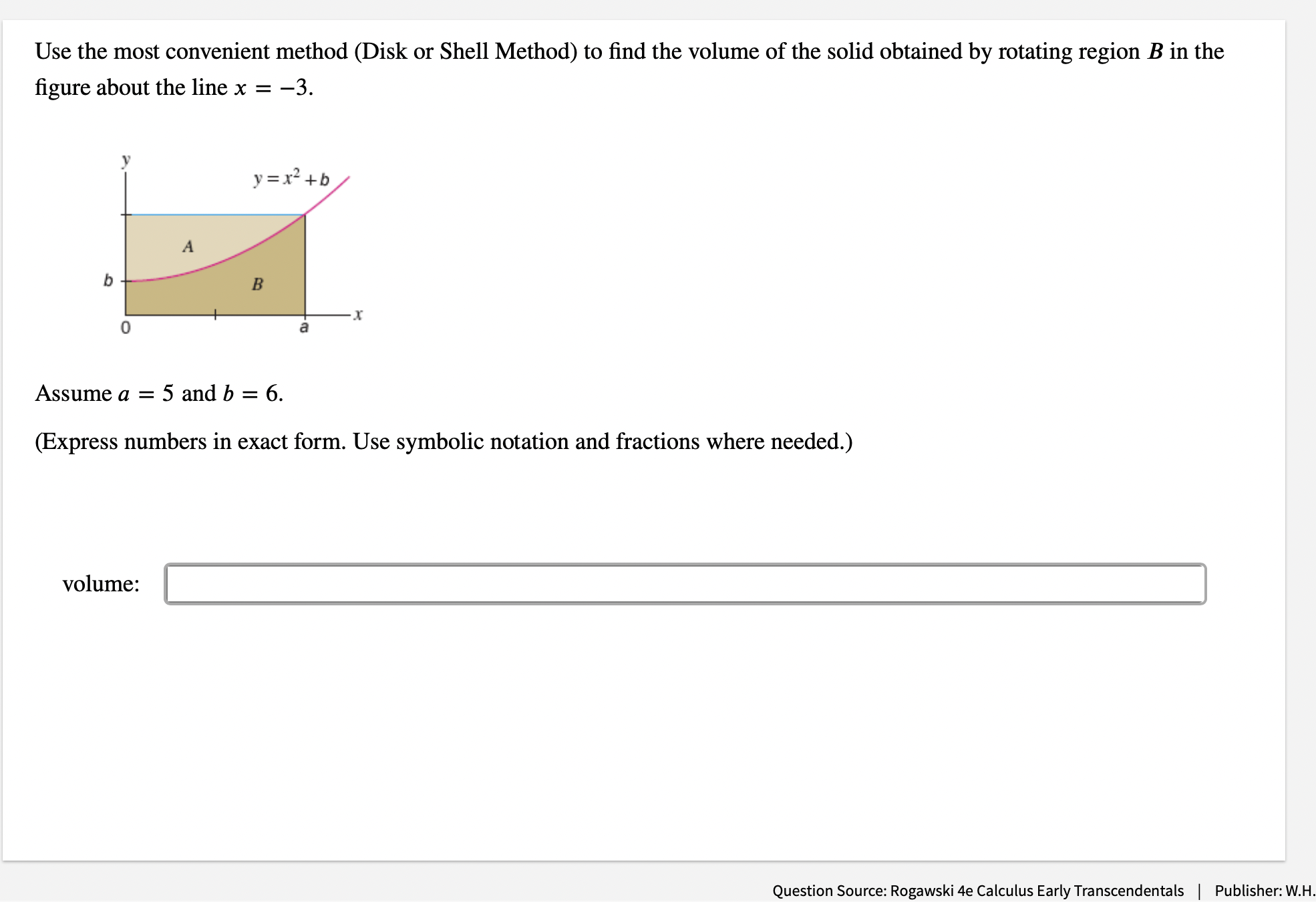Solved Use the most convenient method (Disk or Shell Method) | Chegg.com