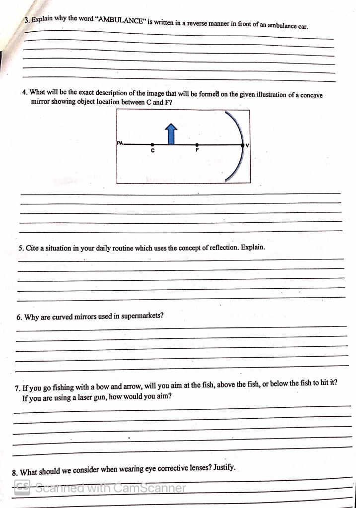 Solved 3. Explain why the word "AMBULANCE" is written in a | Chegg.com