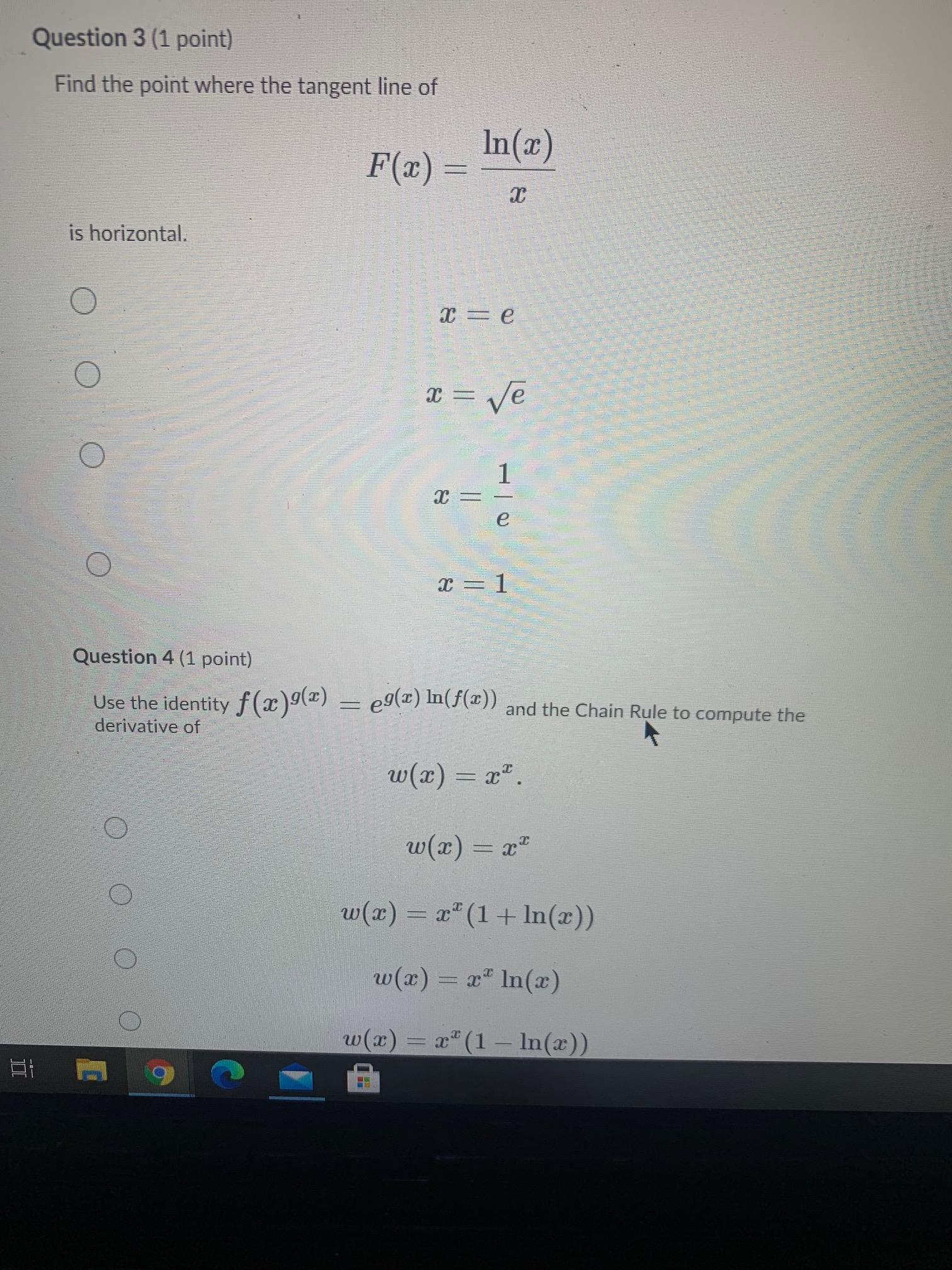 Solved Question 1 (1 point) M M where What is the derivative | Chegg.com Solved Question 1 (1 point) M M where What is the derivative | Chegg.com