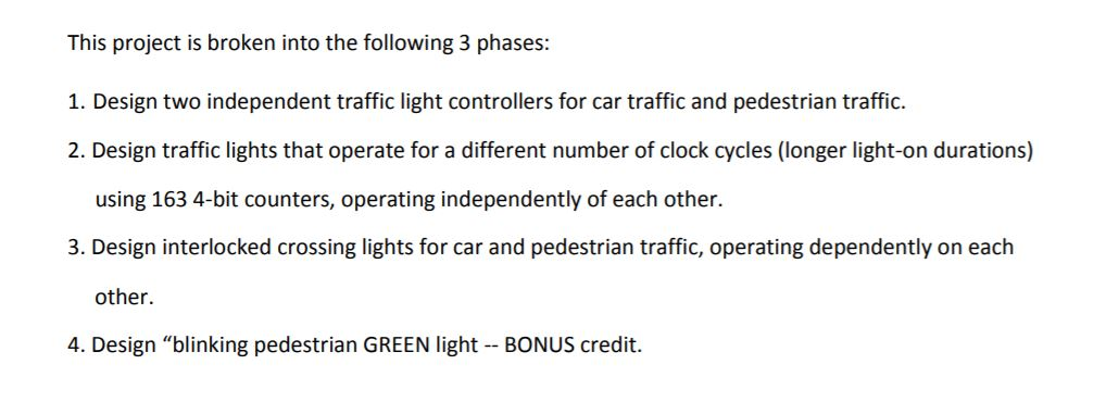 This project is broken into the following 3 phases: | Chegg.com