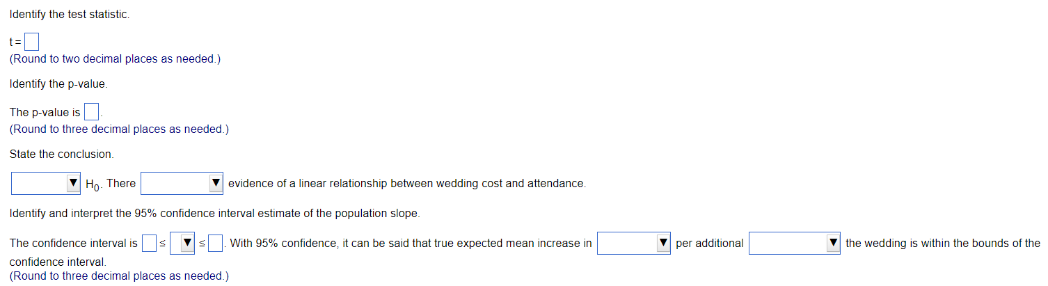 Solved \begin{tabular}{|r|r|} \hline Wedding Cost & | Chegg.com