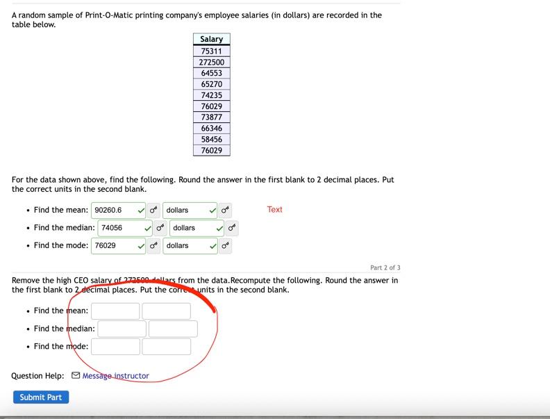 Solved A random sample of Print-0-Matic printing company's | Chegg.com