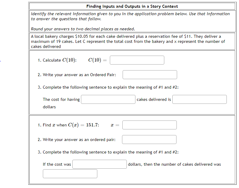 Solved Finding Inputs and Outputs in a Story Context | Chegg.com