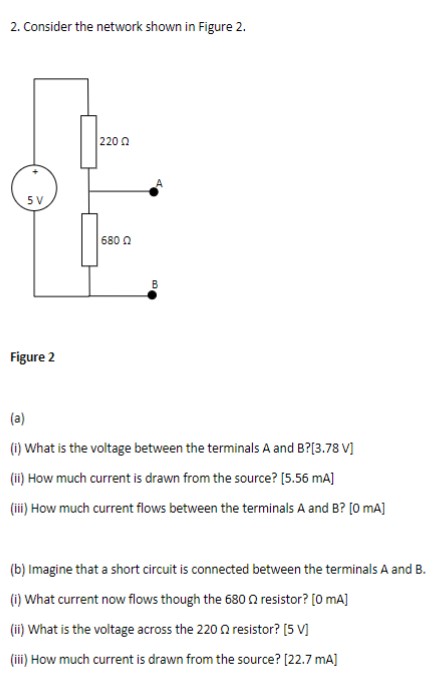 Solved Consider the network shown in Figure 2.Figure 2(a)(i) | Chegg.com