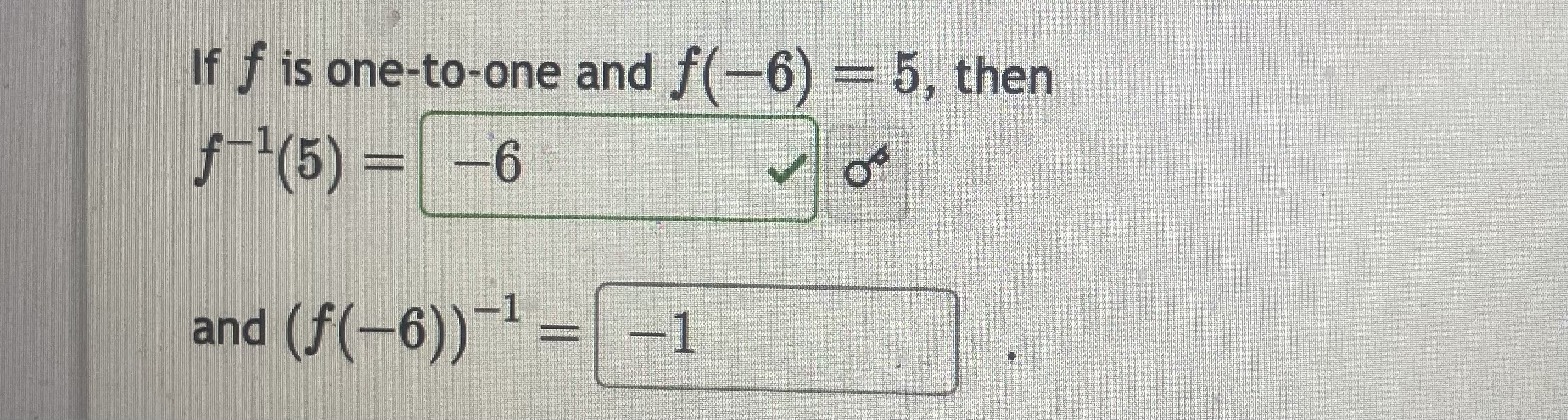 Solved Find the inverse of the function f(x)=−51x+3 f−1(x)= | Chegg.com