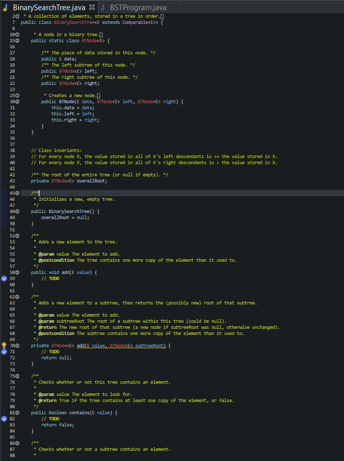 Solved Here is my programming lab. The programming language | Chegg.com