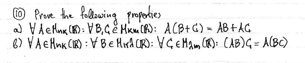 Solved (10) Prove the following properties a) | Chegg.com