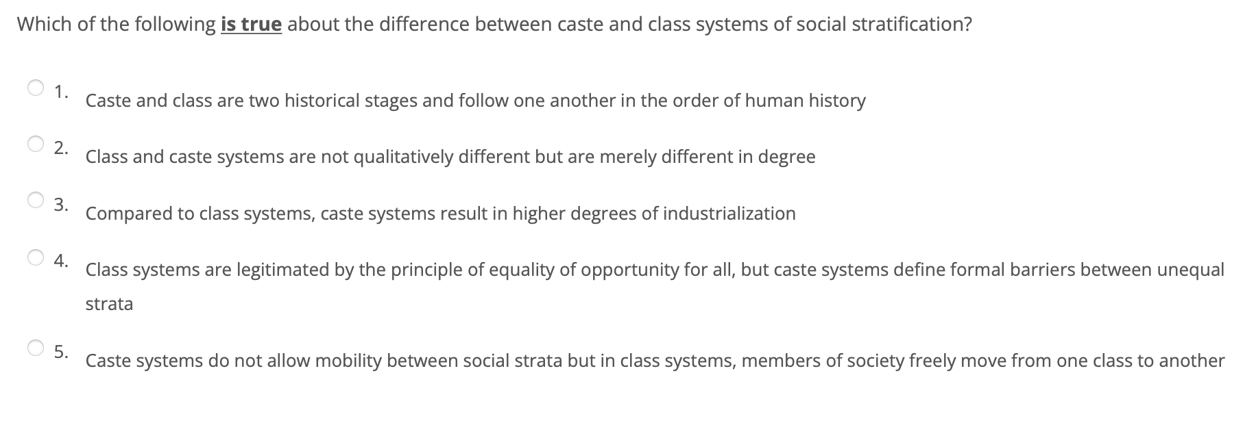 Solved Which of the following is true about the difference | Chegg.com