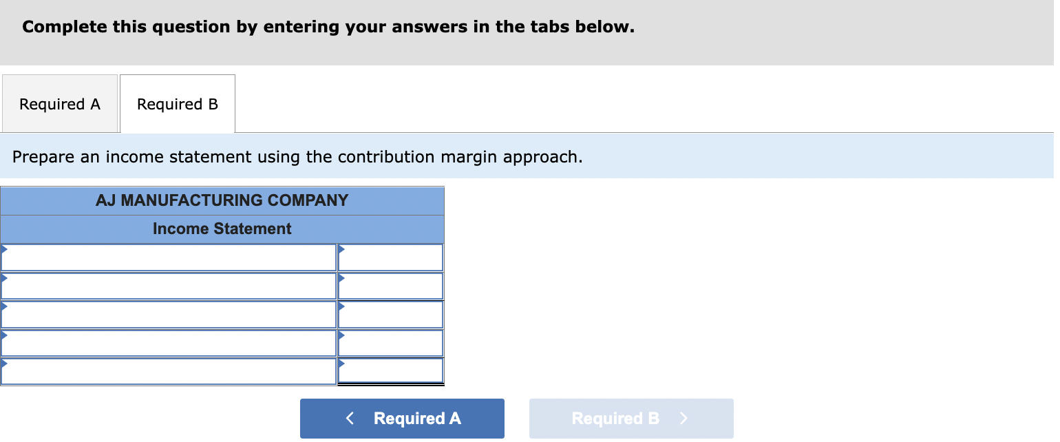 Solved Exercise 11-13A (Algo) Prepare an income statement | Chegg.com