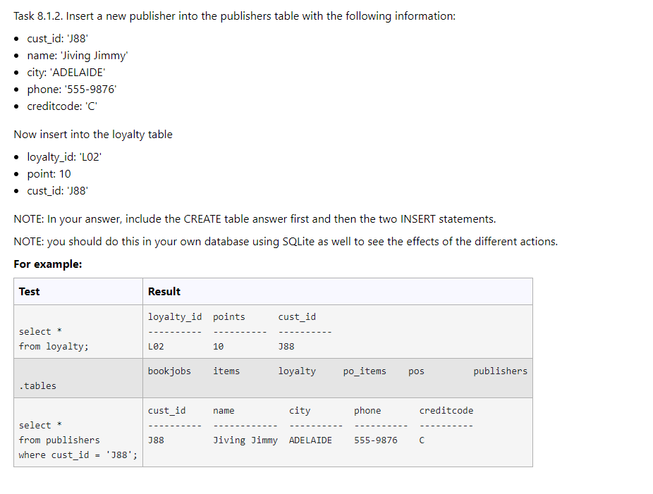 Solved DROP TABLE publishers; DROP TABLE po_items; DROP | Chegg.com