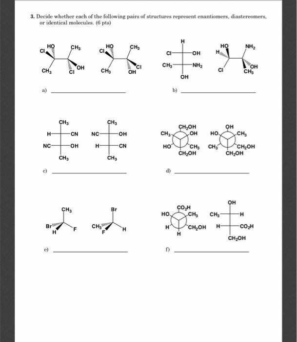 Solved Problem Set #4 1. Consider the following Fischer | Chegg.com