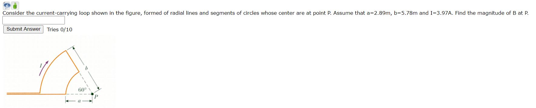 Solved Consider the current-carrying loop shown in the | Chegg.com