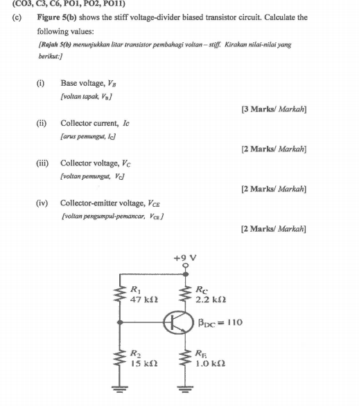 Solved (CO3, C3, C6, PO1, PO2, P011) (c) Figure 5(b) shows | Chegg.com